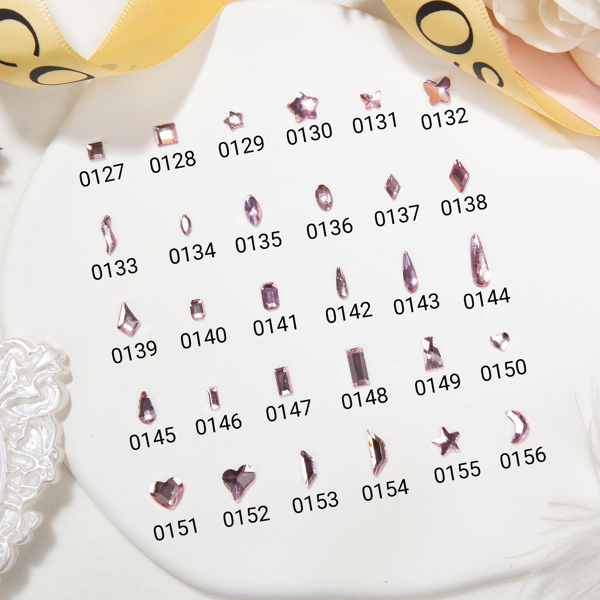 Super Shinny Different Shape Flat Base Crystals--50pcs/pack (#0004 ...